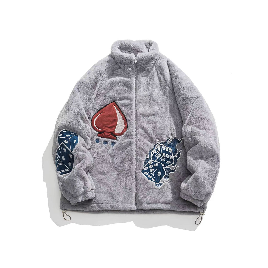 Rolling Dice Furry Jacket | Ameri Camden – Ameri-Camden