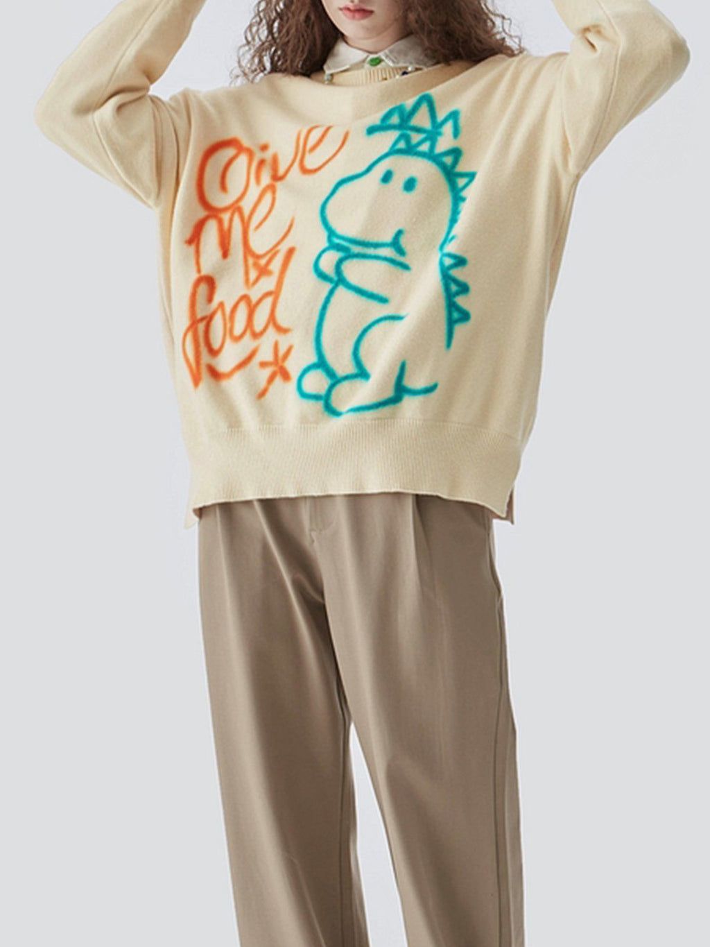 Give Me Food Dino Jumper | Ameri Camden – Ameri-Camden