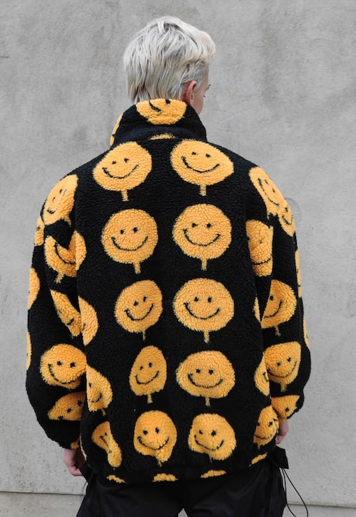 Ameri Camden ‘smiley face’ fleeced Jacket – Ameri-Camden