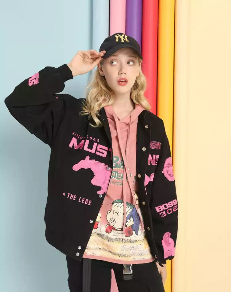 Ameri Camden ‘Pink Car’ Racing Jacket – Ameri-Camden